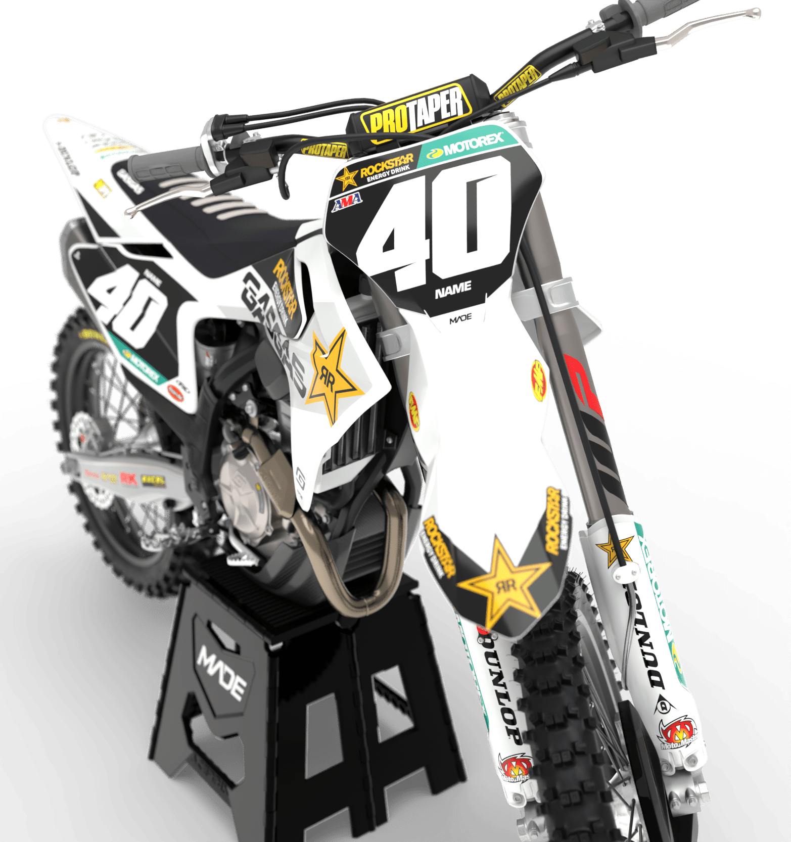 GASGAS ROCKSTAR PREMIUM GRAPHICS KIT – Madestickers