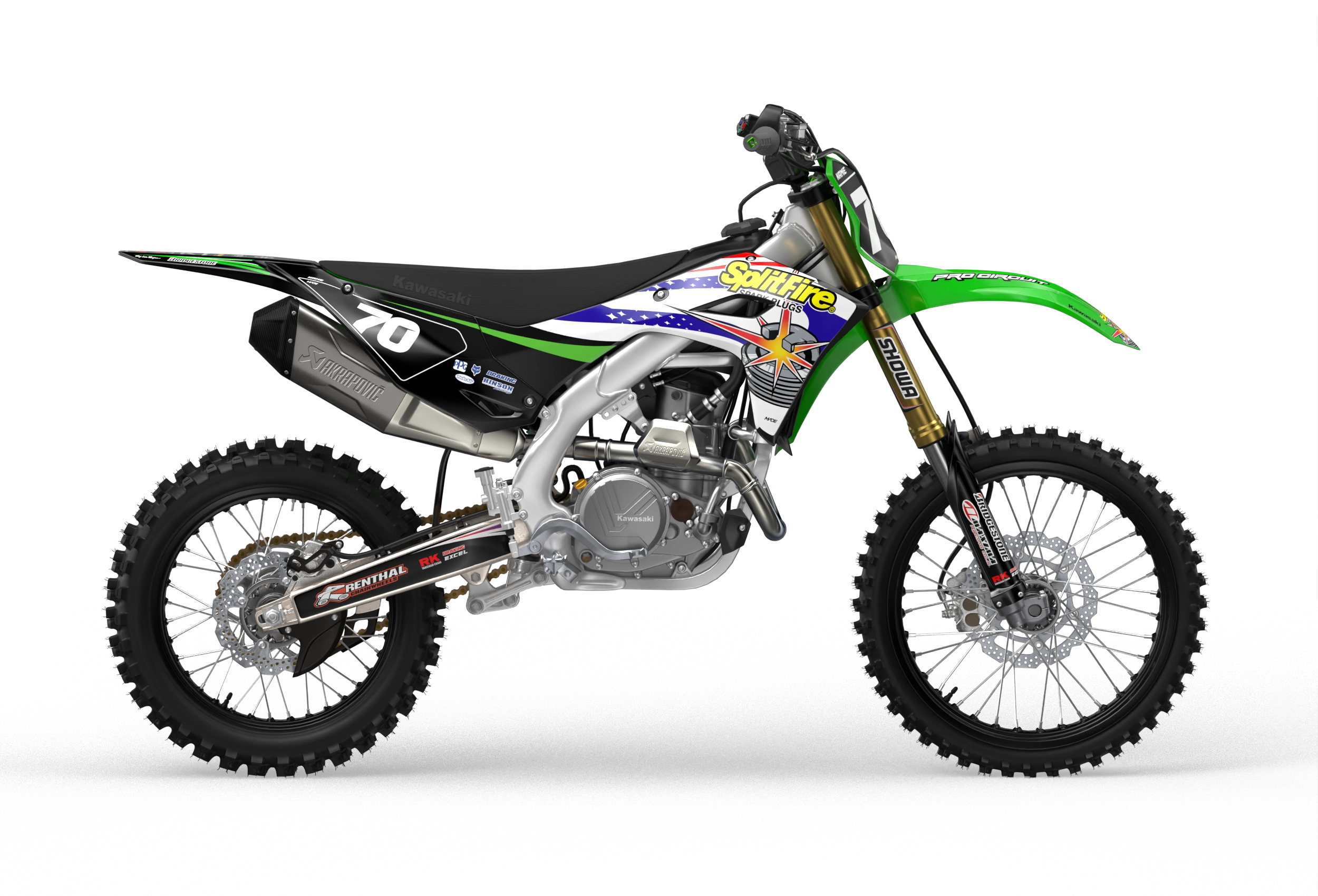 KAWASAKI SPLITFIRE GRAPHICS KIT – Madestickers
