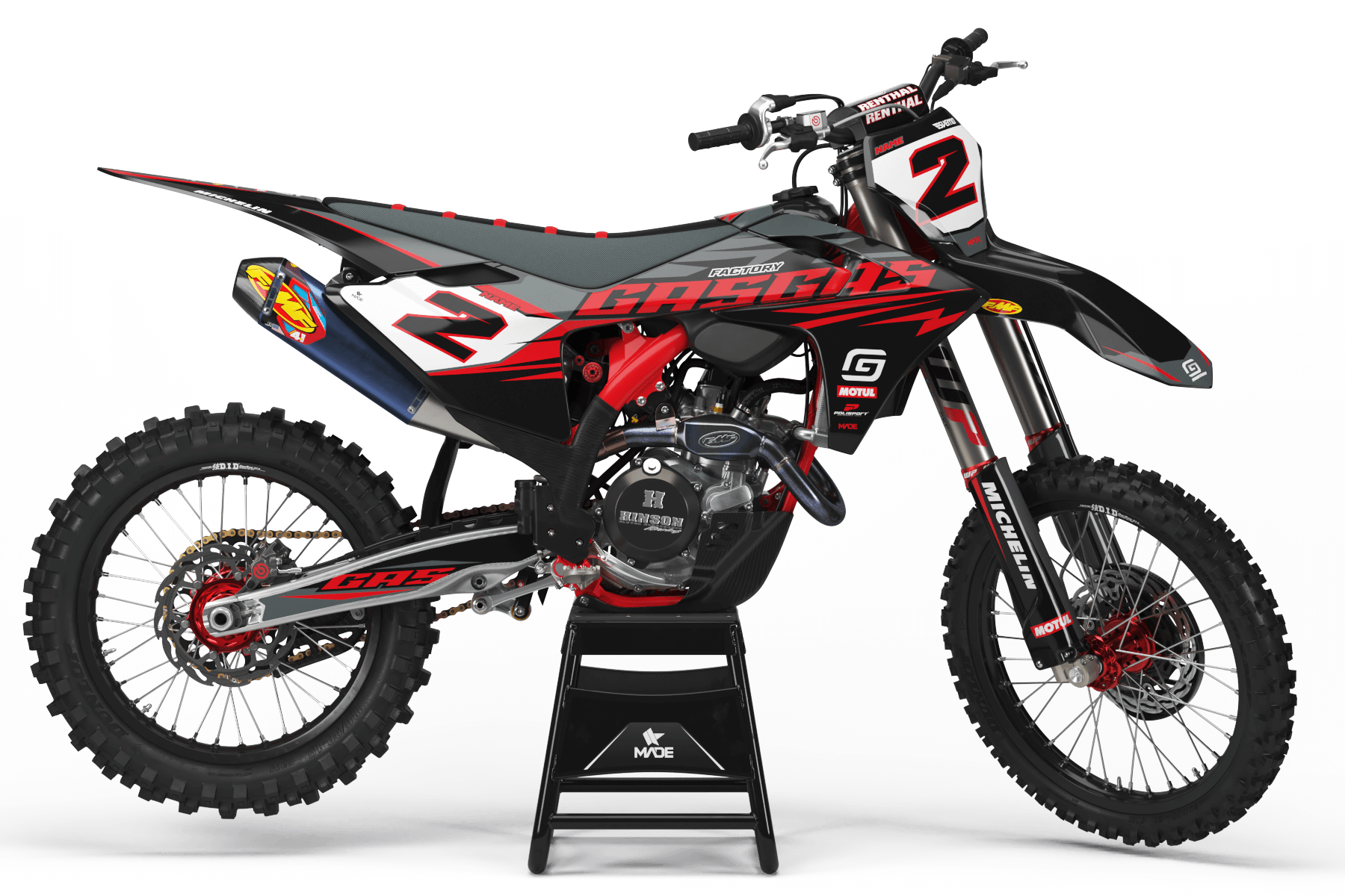 GASGAS DESTROYER GRAPHICS KIT – Madestickers