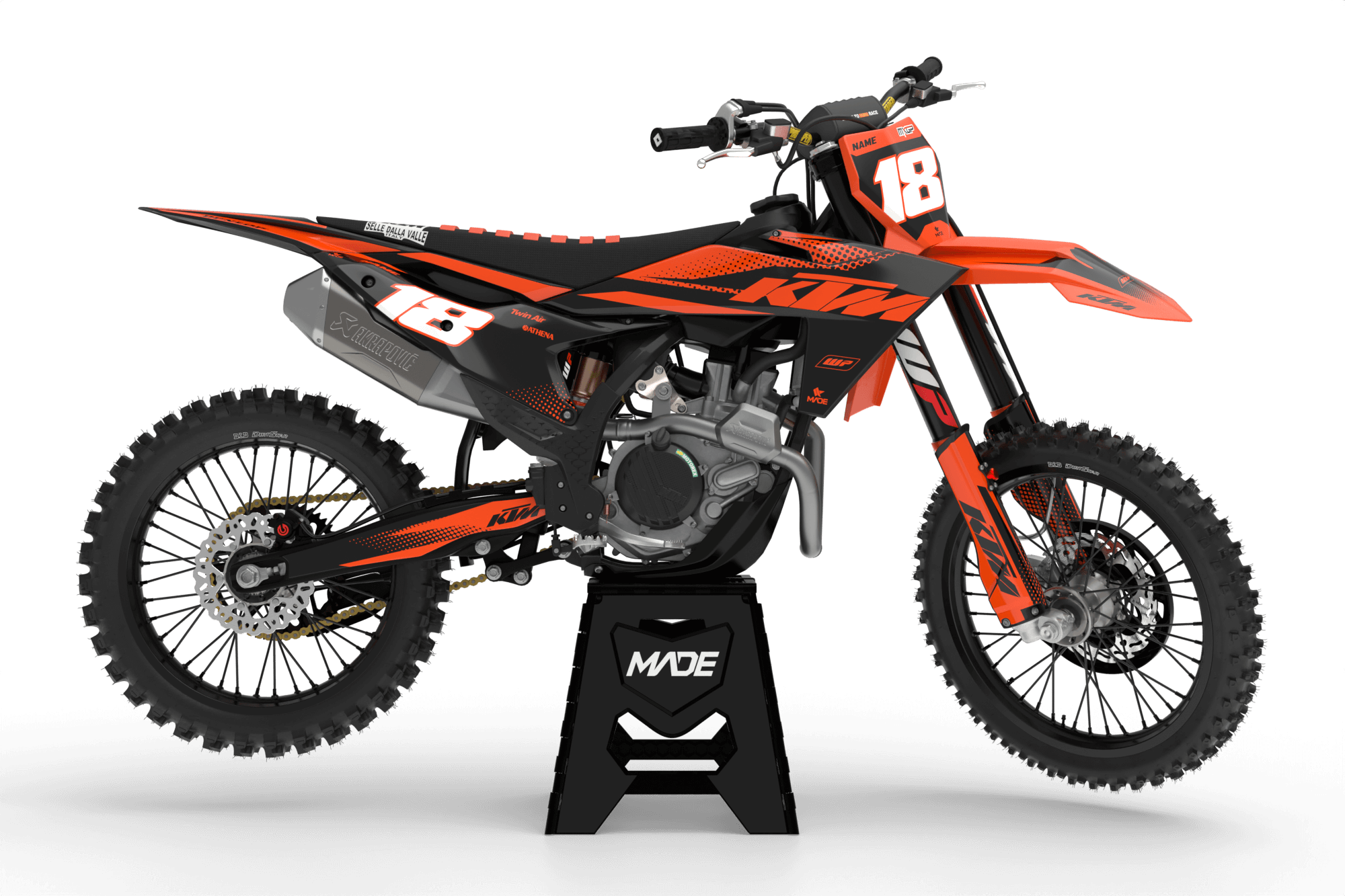 KTM DOTS GRAPHICS KIT factory licensed product – Madestickers