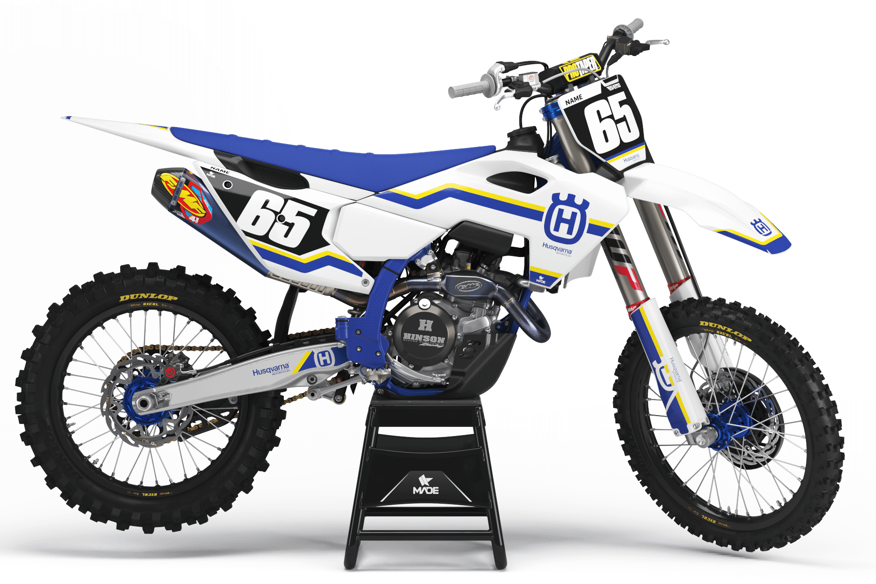 HUSQVARNA RETRO GRAPHICS KIT – Madestickers