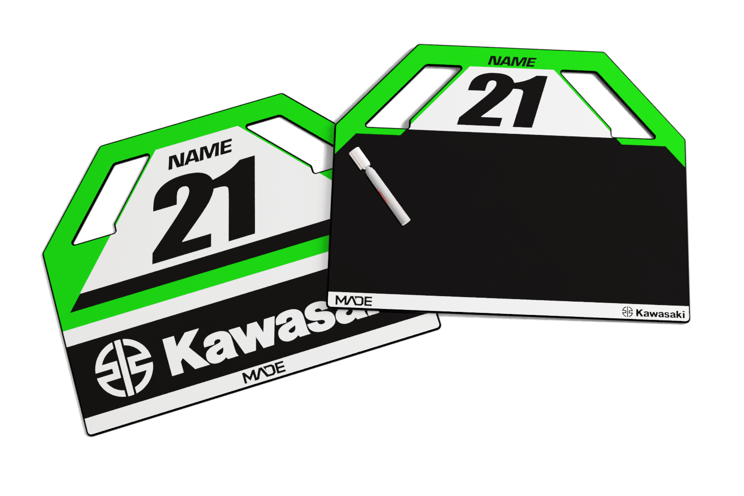 KAWASAKI FACTORY PITBOARD – Madestickers