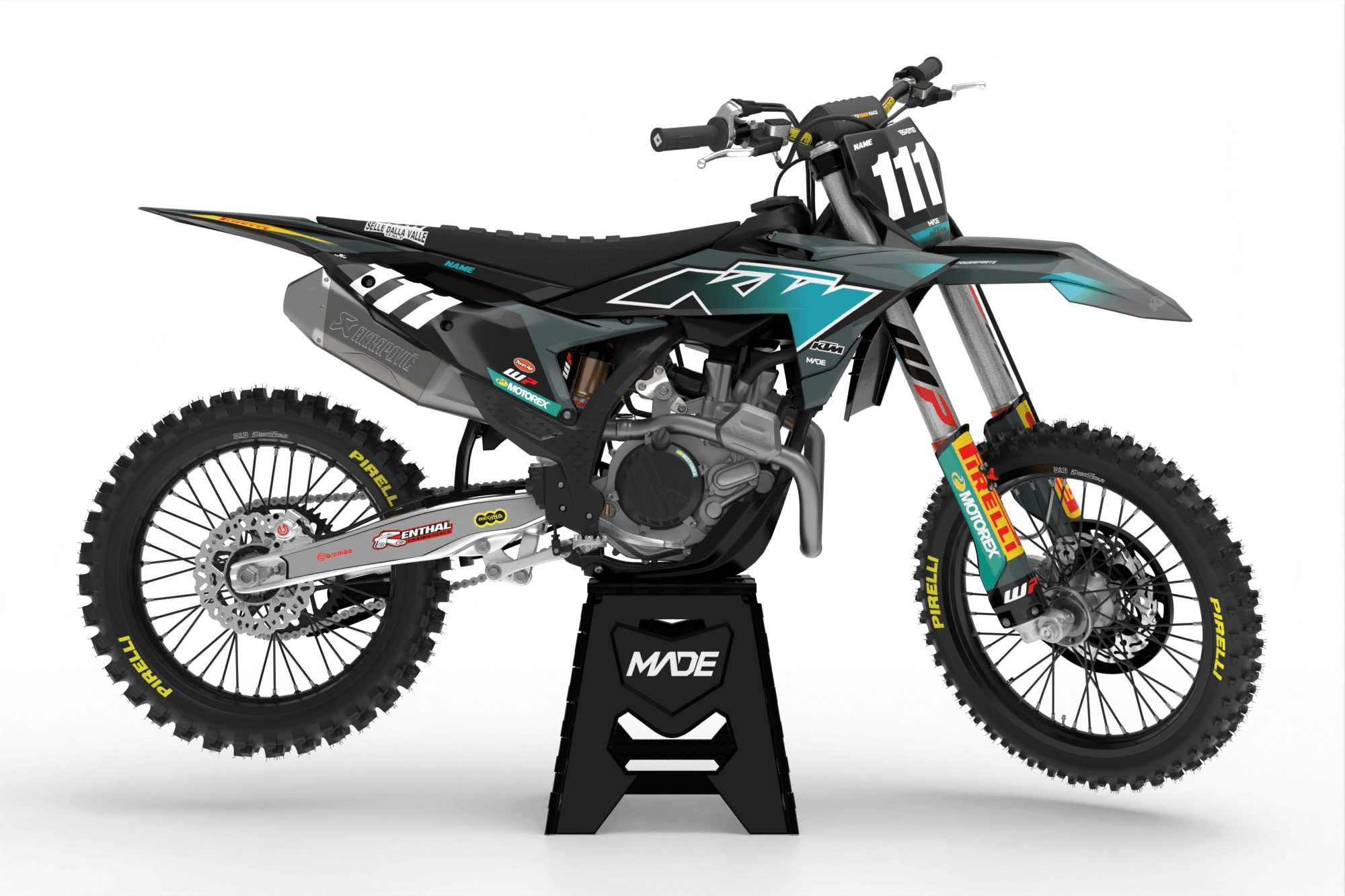 KTM TURBO GRAPHICS KIT factory licensed product – Madestickers