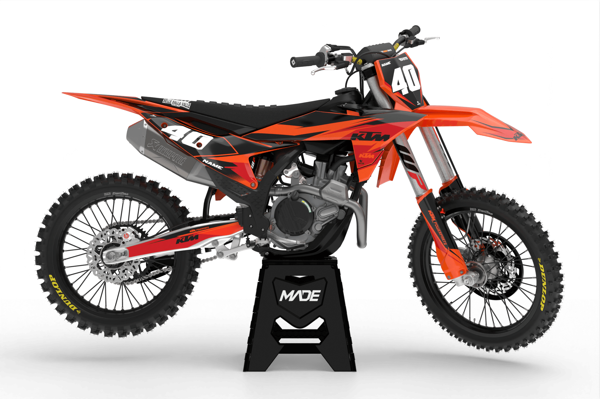 KTM POWER GRAPHICS KIT factory licensed product – Madestickers